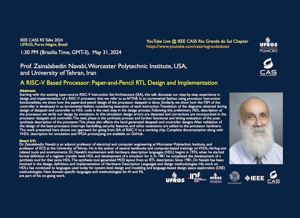 IEEE CASS RS Talks 2024 - Instituto de Informática - UFRGS