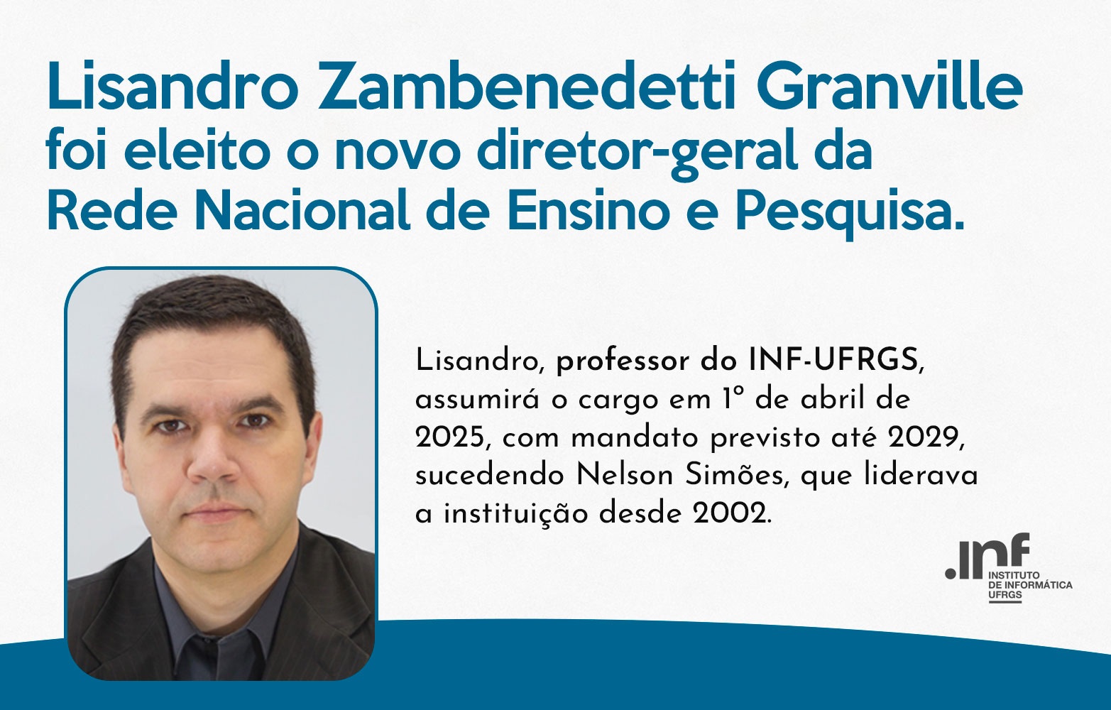 Professor do INF é o novo diretor-geral da RNP - Instituto de ...