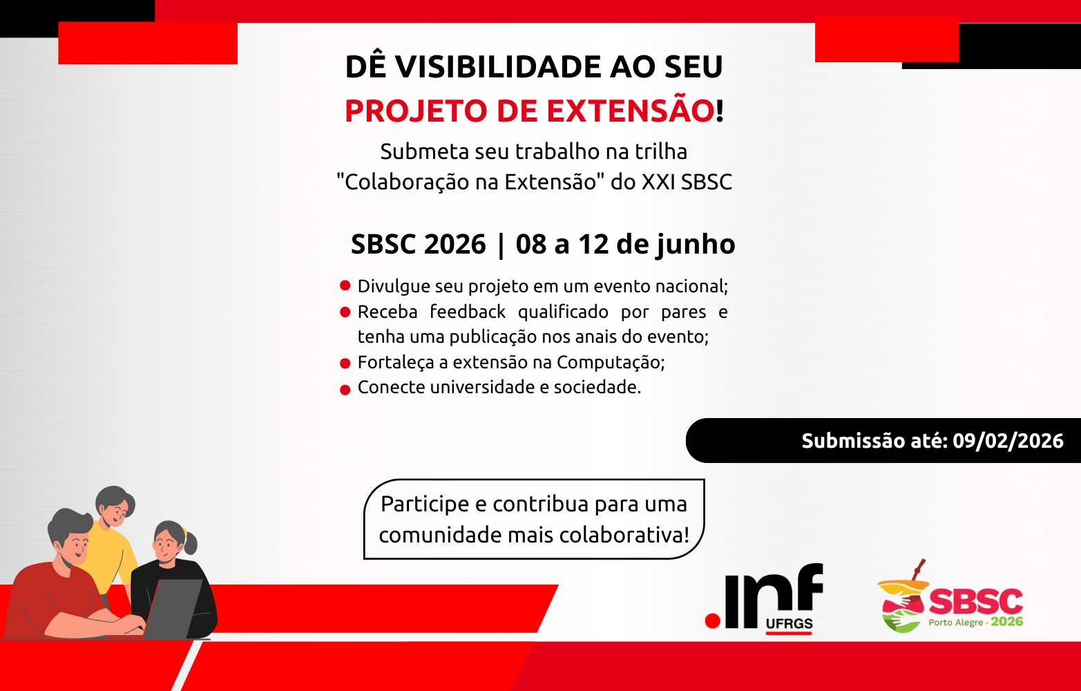 Chamada de Trabalhos - SBSC 2026 - Instituto de Informática - UFRGS